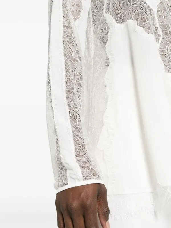 P.a.r.o.s.h Semi-sheer Lace Shirt