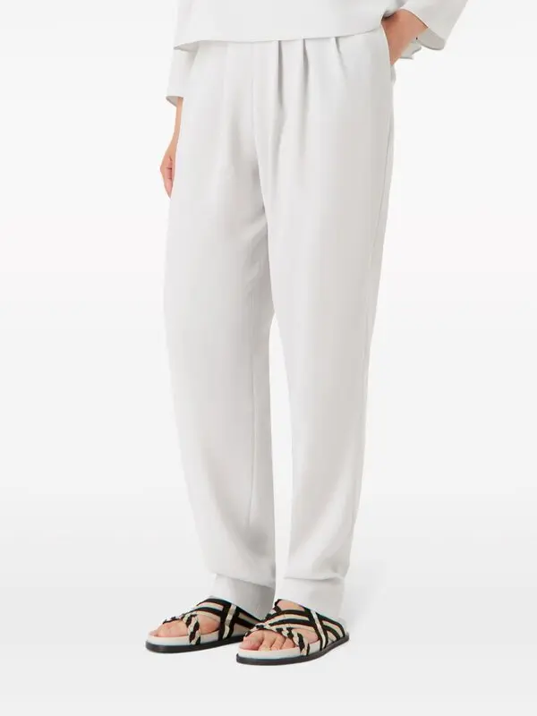 Emporio Armani Straight-leg Trousers - Neutrals