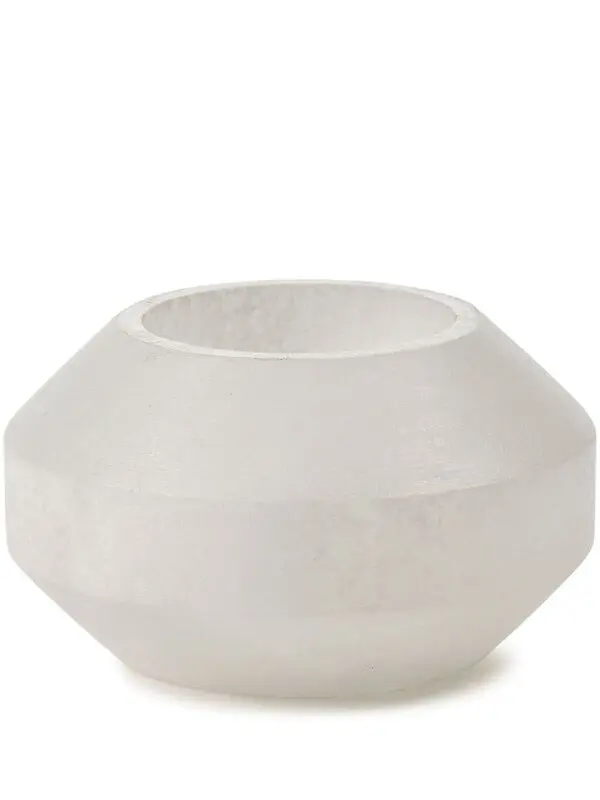 SERAX Small Alabaster Candle Holder - White