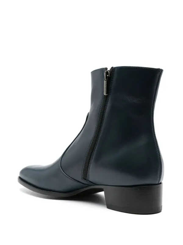 SCAROSSO Warren Leather Chelsea Boots