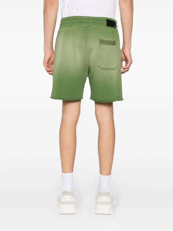 Amiri Logo-embellished Cotton Track Shorts