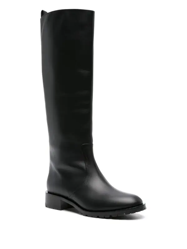 SCAROSSO Sofia Knee-high Boots - Black