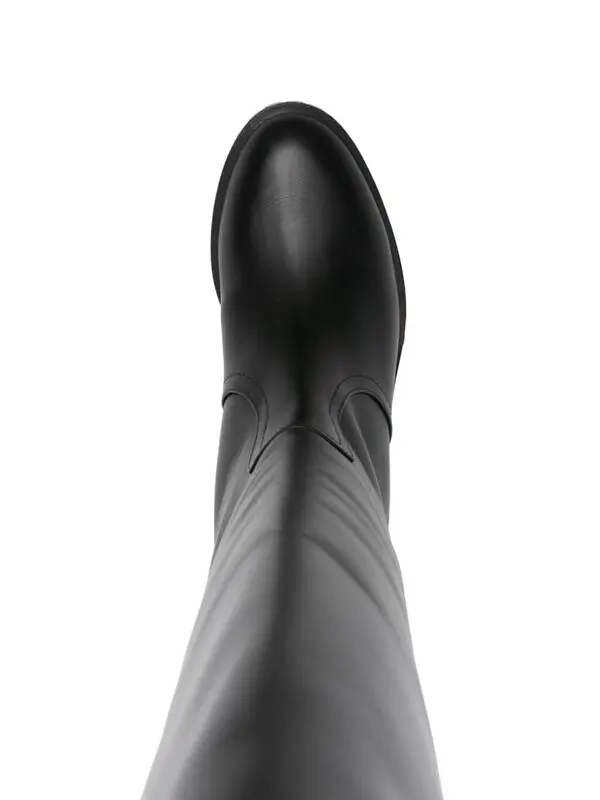 SCAROSSO Sofia Knee-high Boots - Black