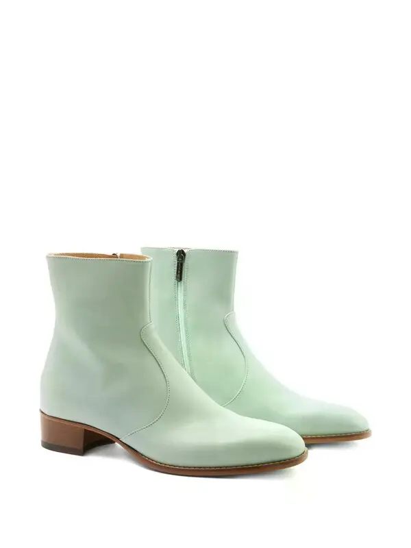 SCAROSSO Warren Leather Chelsea Boots