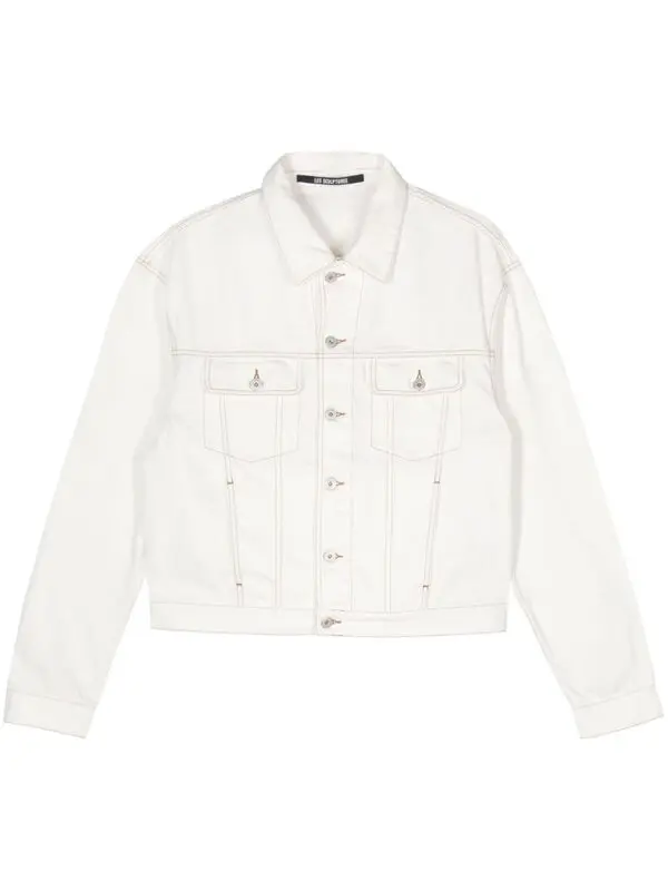 Jacquemus La Veste De-nîmes Denim Jacket - White