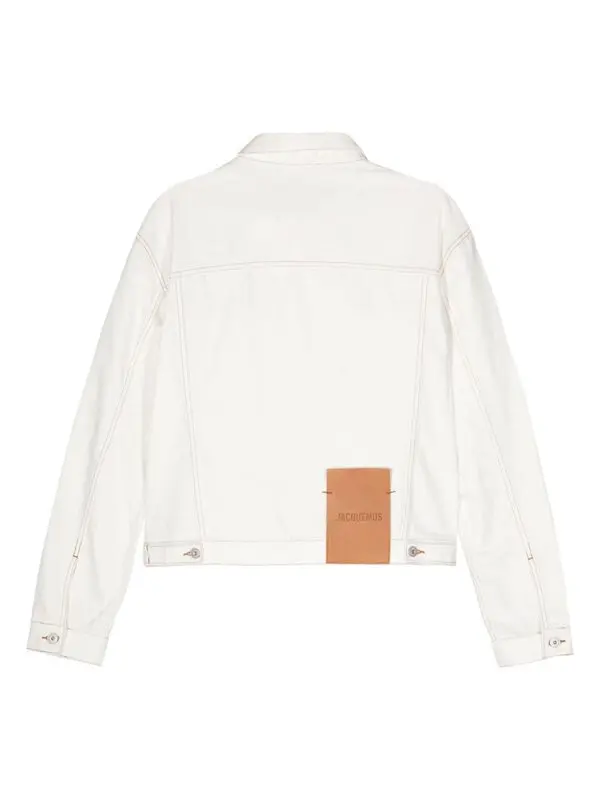 Jacquemus La Veste De-nîmes Denim Jacket - White