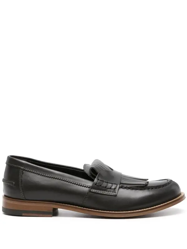 SCAROSSO Bridget Leather Loafers