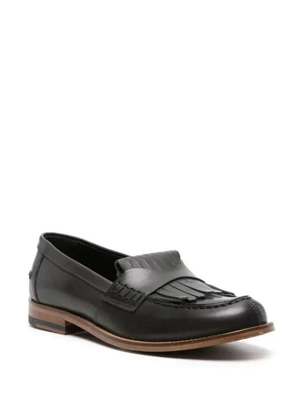 SCAROSSO Bridget Leather Loafers