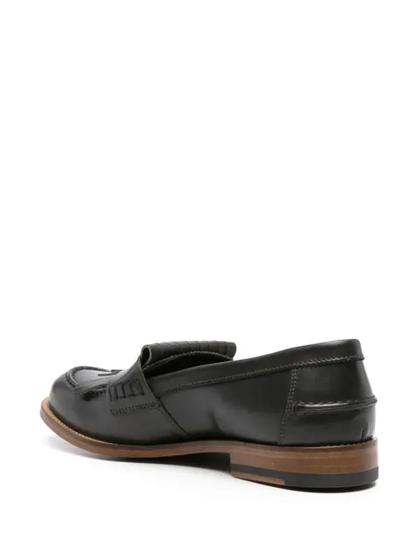 SCAROSSO Bridget Leather Loafers