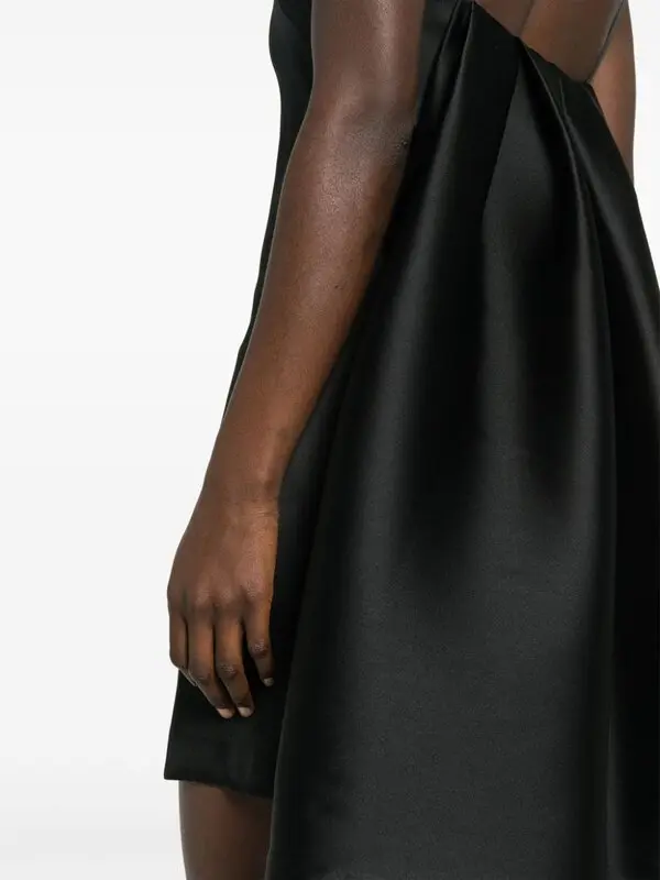P.a.r.o.s.h Papavero Mini Dress - Black