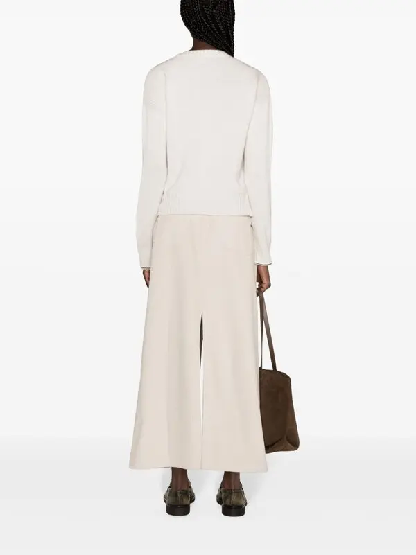 Brunello Cucinelli Corduroy Maxi Skirt - Neutrals