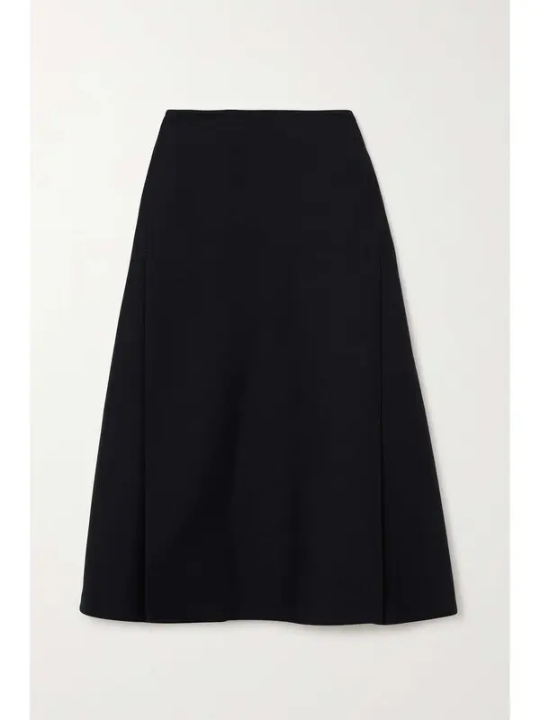 Marni Pleated Midi Skirt - Black