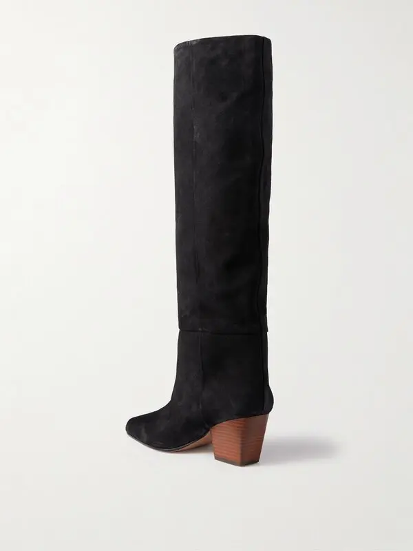 Paris Texas Jane Knee High Boots - Black