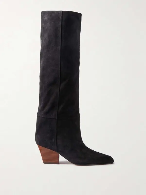 Paris Texas Jane Knee High Boots - Black