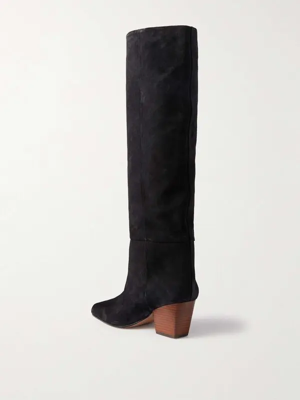 Paris Texas Jane Knee High Boots - Black