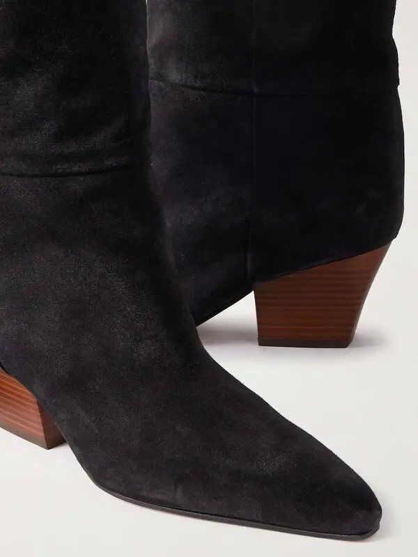 Paris Texas Jane Knee High Boots - Black