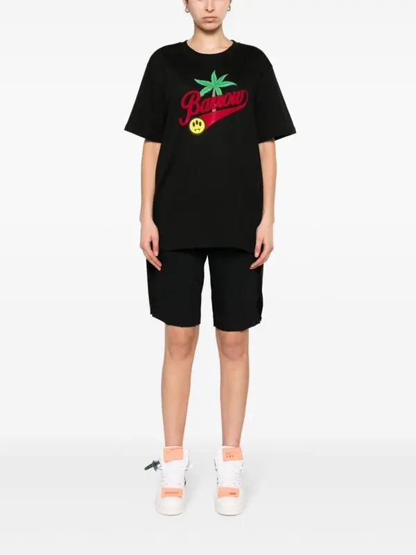 BARROW Palm Tree Printed T-shirt