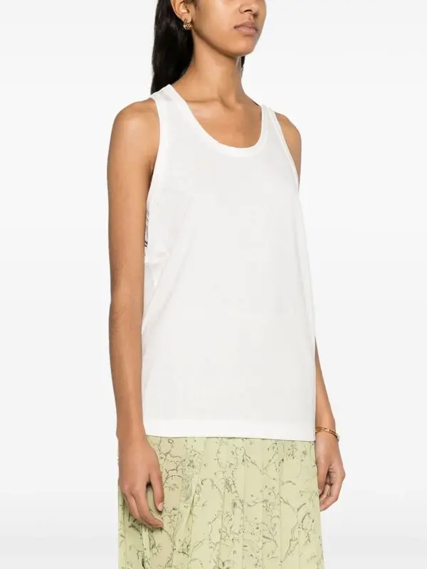 Fabiana Filippi Panelled Tank Top - White