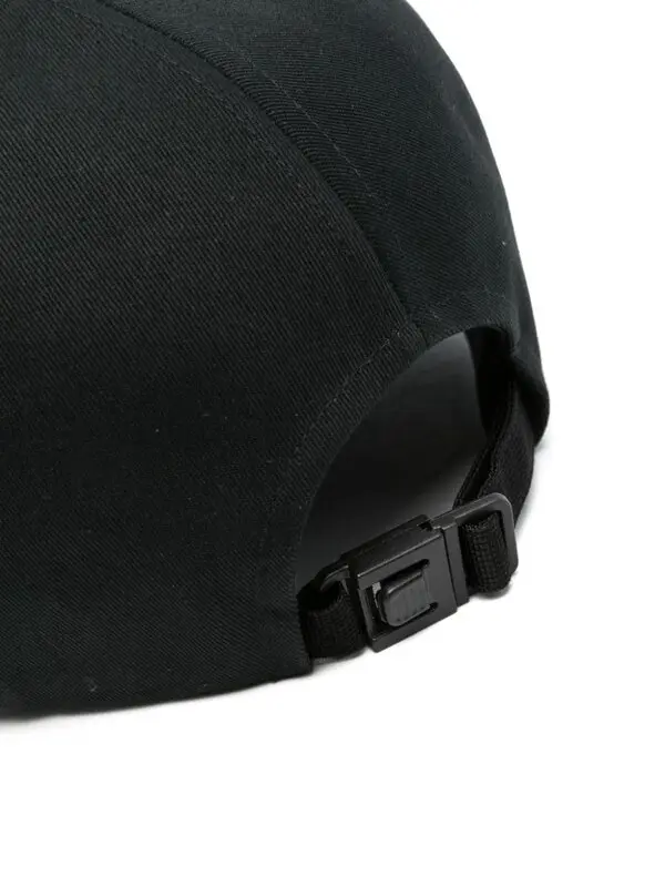 Moncler Logo-appliqué Baseball Cap - Black