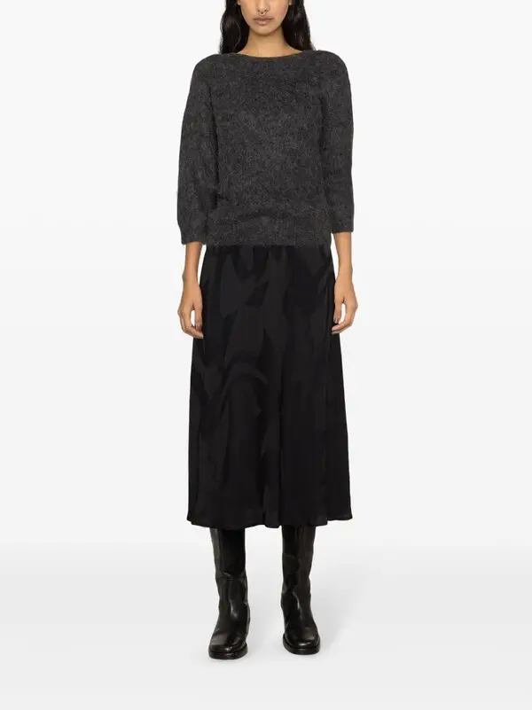 Ba&sh Banessa High-waisted Midi Skirt