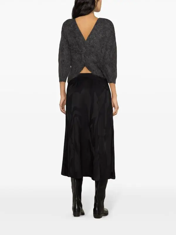 Ba&sh Banessa High-waisted Midi Skirt