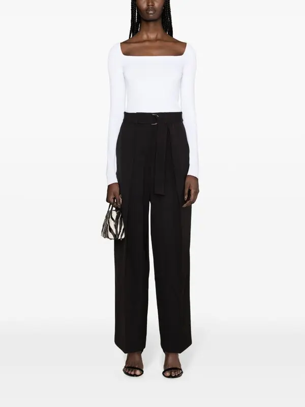 Alexander McQueen Square-neck Fine-knit Top