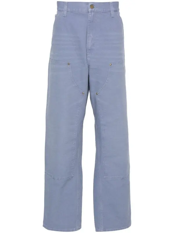 Carhartt Work In Progress Double Knee Straight-leg Trousers - Blue