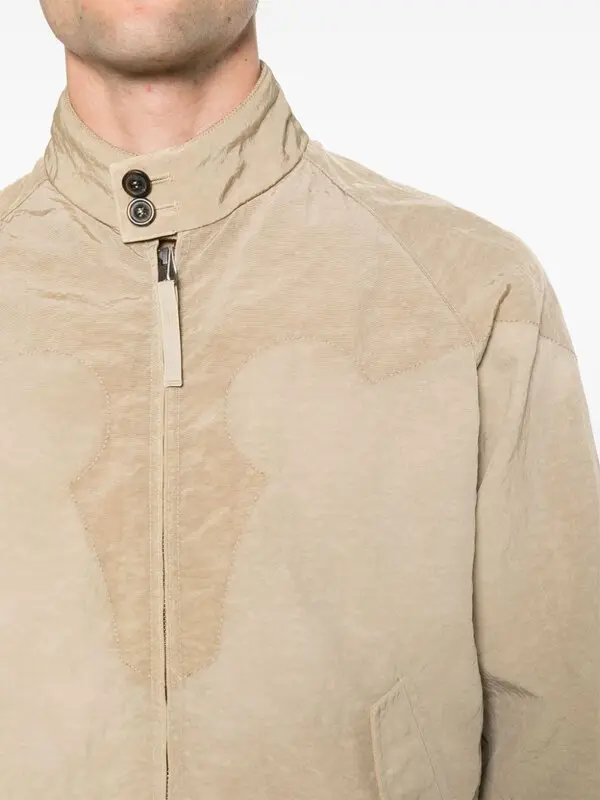 Maison Margiela Four-Stitch Bomber Jacket In Neutrals - 21% Off