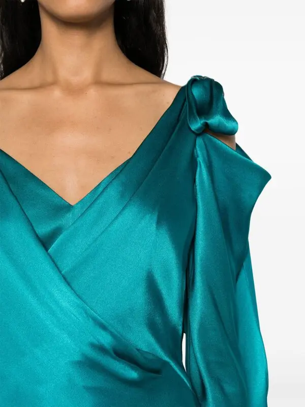 Alberta Ferretti V-neck Maxi Dress
