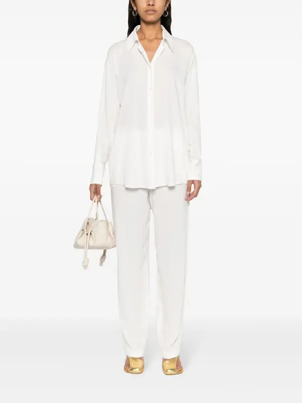 Fabiana Filippi Straight Crepe Trousers