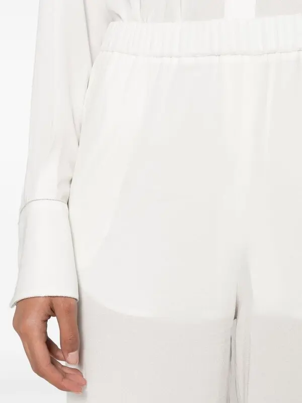 Fabiana Filippi Straight Crepe Trousers