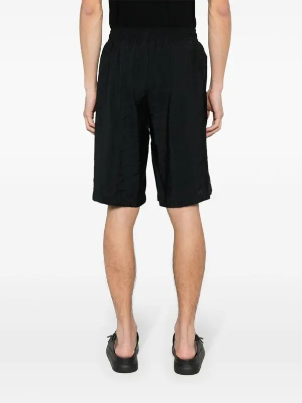 FAMILY FIRST Appliqué-logo Shorts - Black