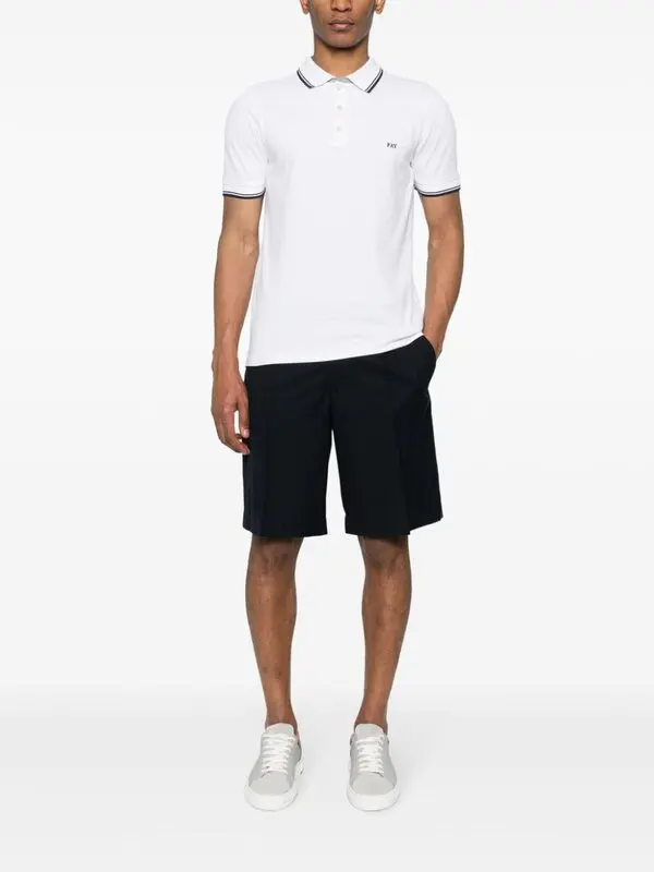 FAY Embroidered-logo Polo Shirt - White