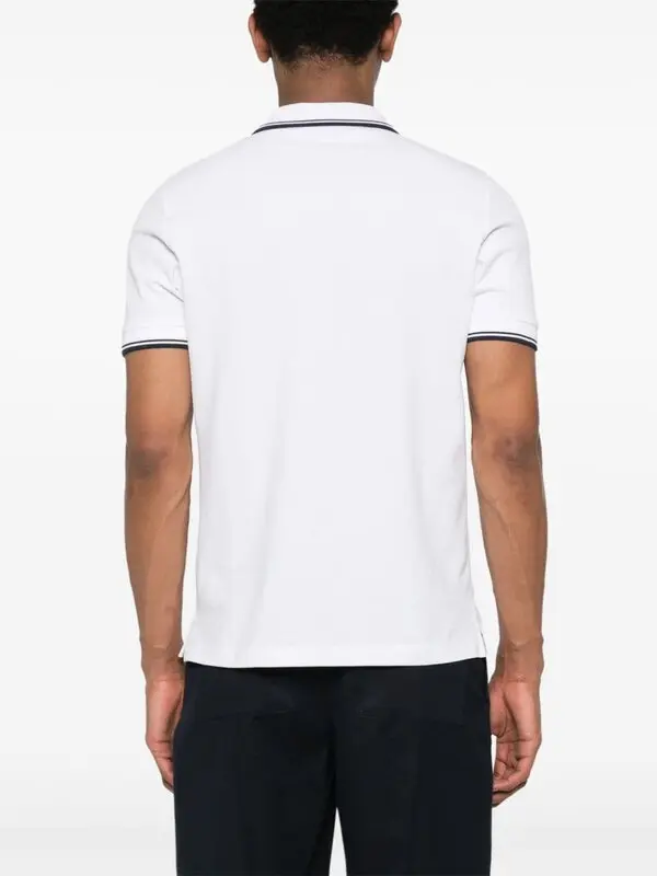 FAY Embroidered-logo Polo Shirt - White