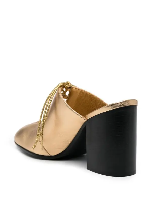 Laurence Dacade Jaimie 85mm Leather Mules