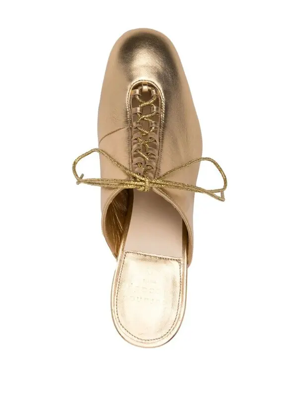Laurence Dacade Jaimie 85mm Leather Mules