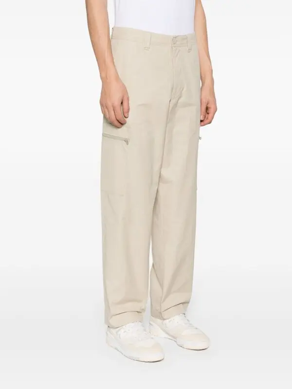 Stone Island Compass Badge Wide-leg Trousers - Neutrals