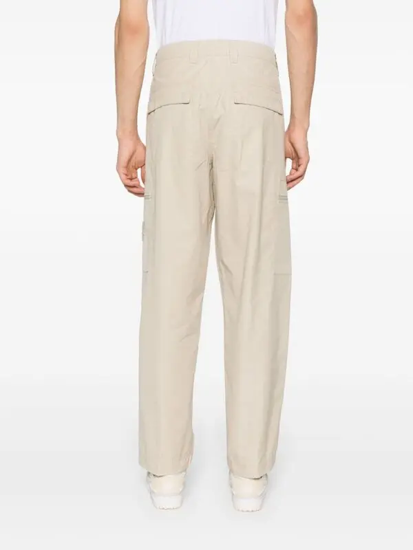Stone Island Compass Badge Wide-leg Trousers - Neutrals