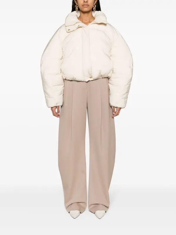 Jacquemus La Doudoune Courte Caraco Jacket - Neutrals