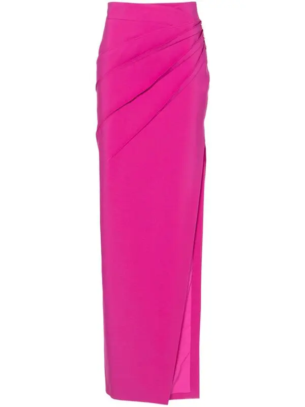 GENNY Crystal-embellished Midi Skirt