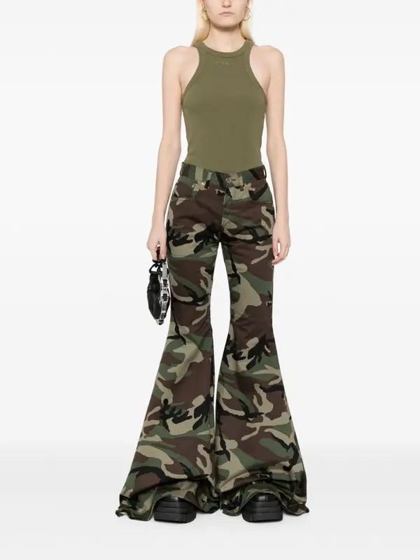 Vetements Camouflage-print Flared Trousers