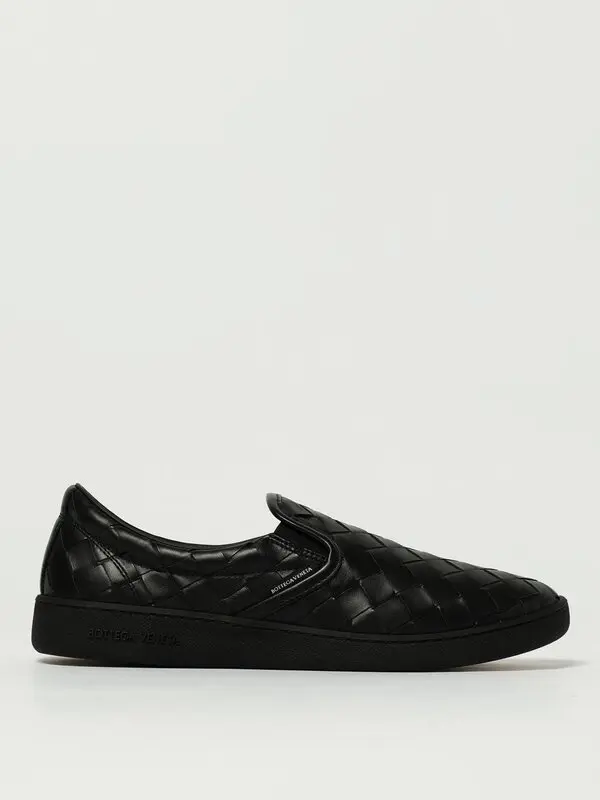 Bottega Veneta Woven Slip-on Sneakers - Black