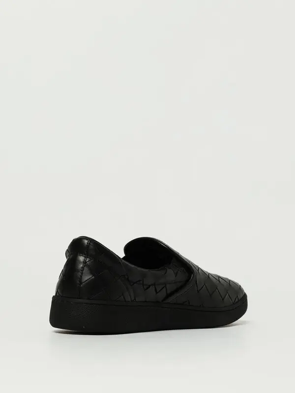 Bottega Veneta Woven Slip-on Sneakers - Black