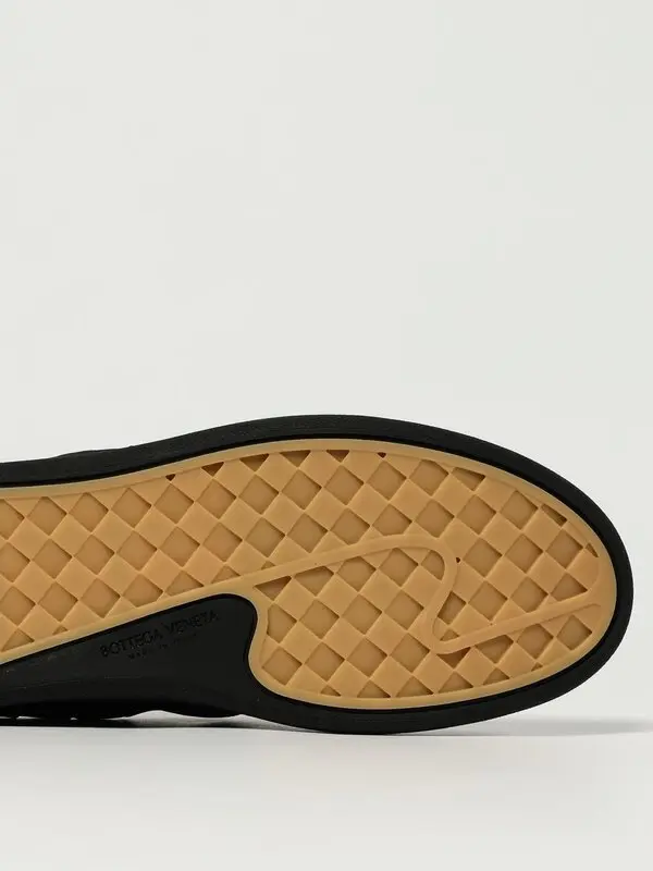 Bottega Veneta Woven Slip-on Sneakers - Black