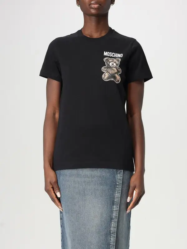 Moschino Teddy Bear Graphic T-shirt - Black