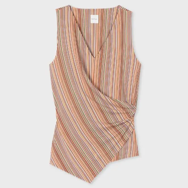Paul Smith Wrap Vest Top - Multicolour