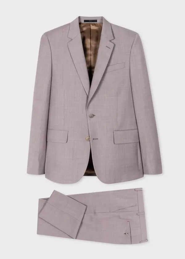 Paul Smith Tailored Fit 2btn Suit - Purple