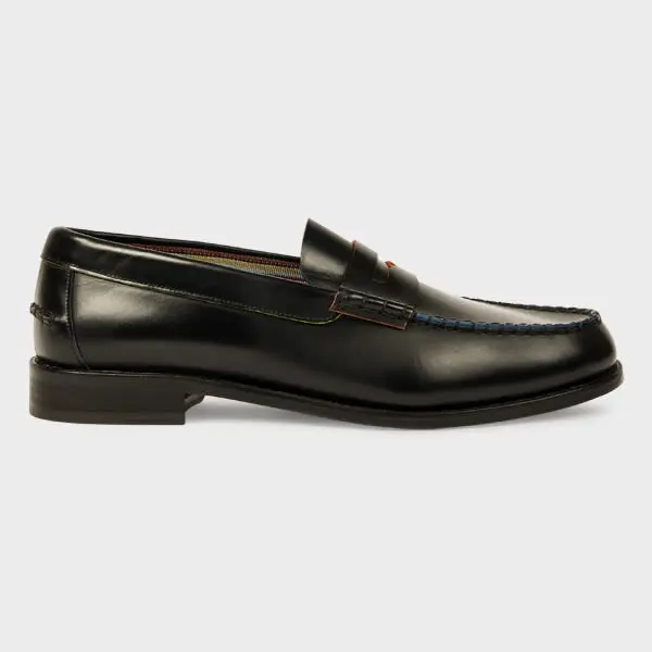 Paul Smith Leather Loafers - Black