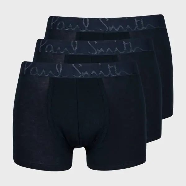 Paul Smith Comfort Boxer Briefs Three-pack - Blue