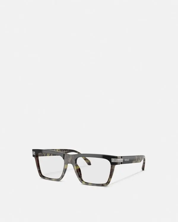 Versace Squared Eyeglasses - Havana